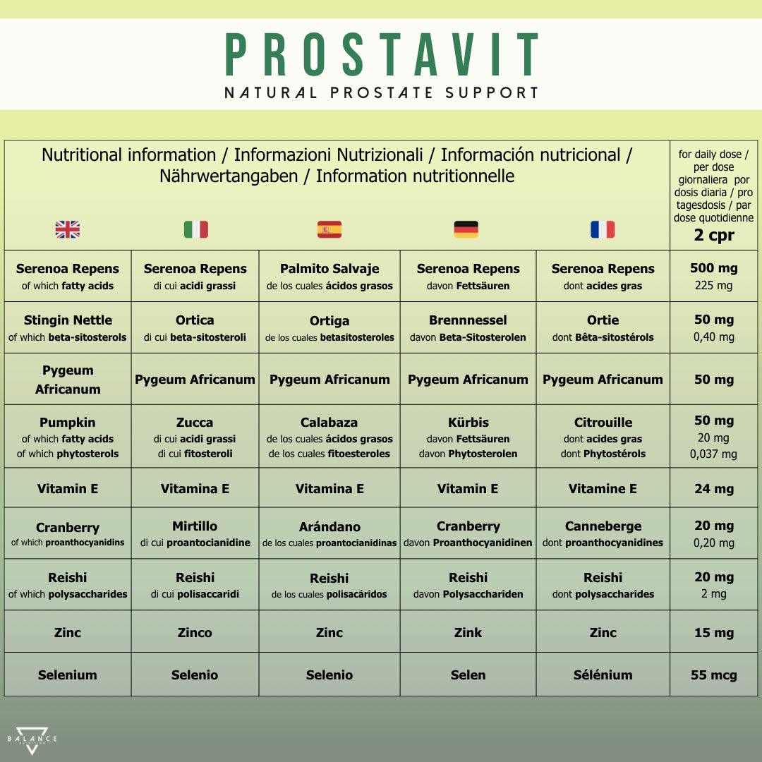 PROSTAVIT™ Bien-être Prostate – Balance Nutrition